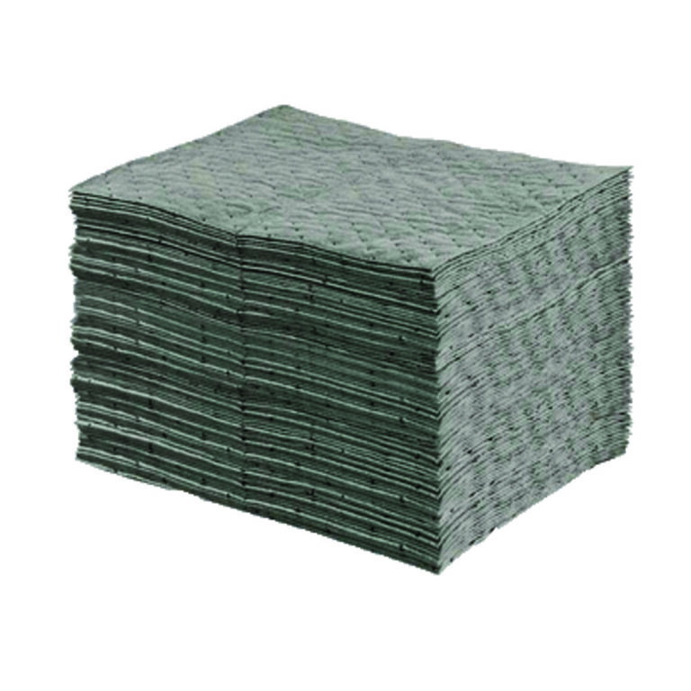 Universal Sorbent Pad, 15″ x 18″, Single-Ply, Heavy Weight, 18 Gallon ...