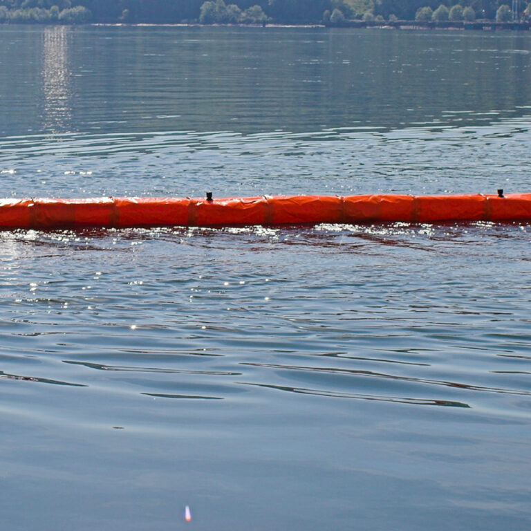 Oil Spill Containment Boom, Self-Inflatable, Canadyne FlashBoom ...